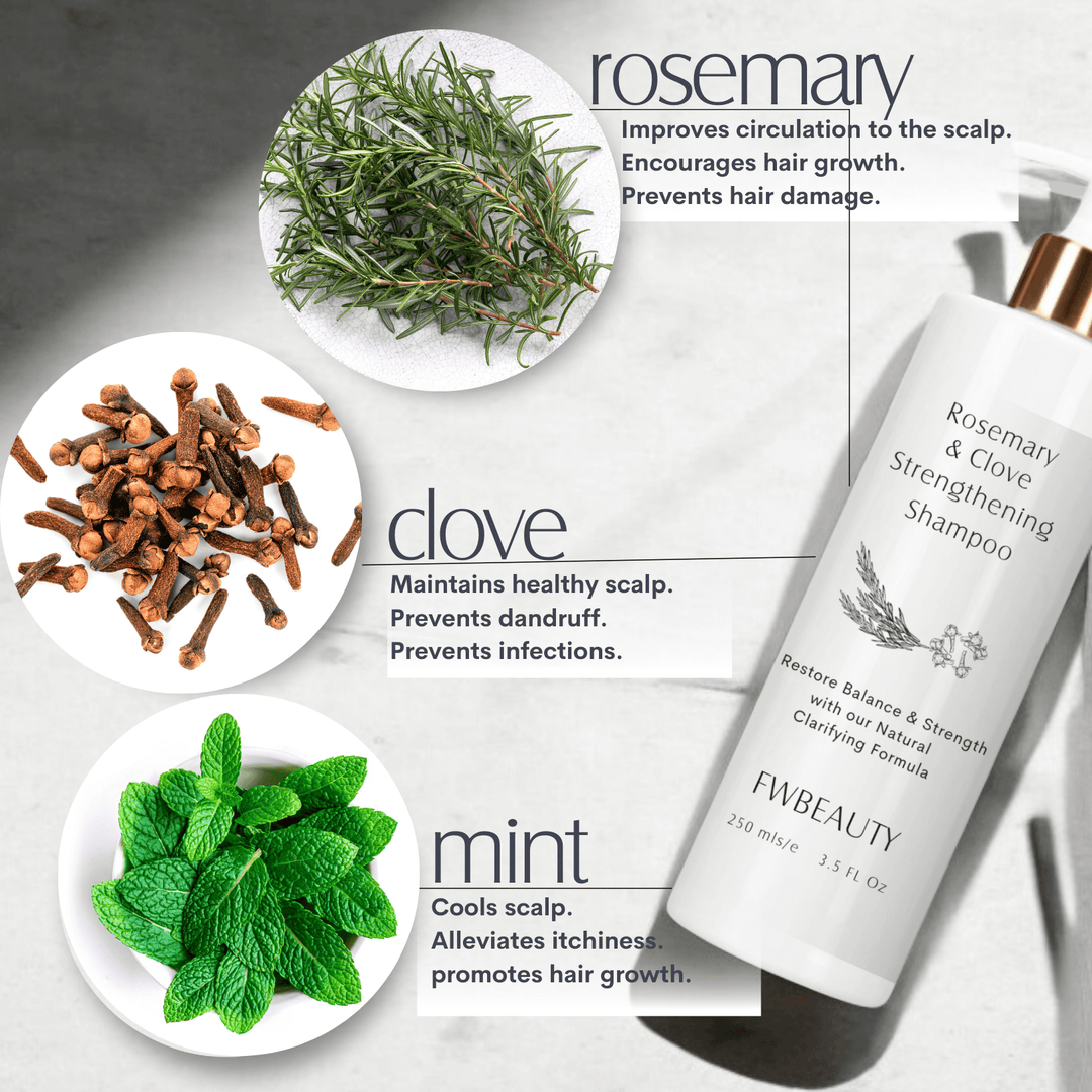 Rosemary & Clove Strengthening Shampoo – FWBEAUTY